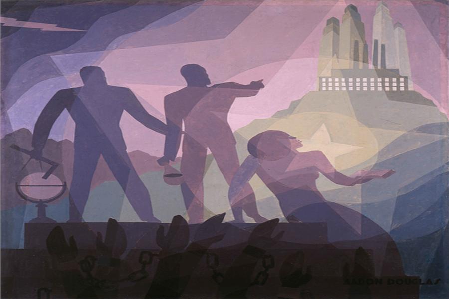 Aaron Douglas, Aspirations Painting by Artful Home Gallery Art - Fine ...
