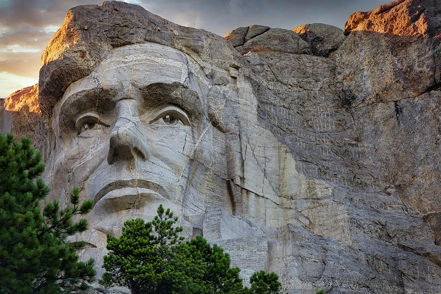 Abe's Face Photograph by Bill Chizek - Fine Art America