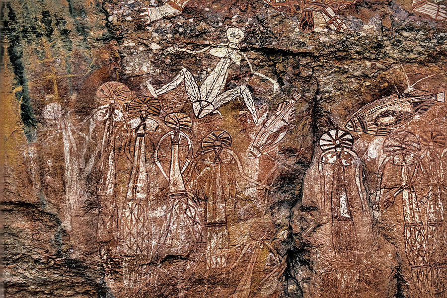 Aboriginal Rock Art, Kakadu National Park, Australia Photograph by Glen Allison - Pixels