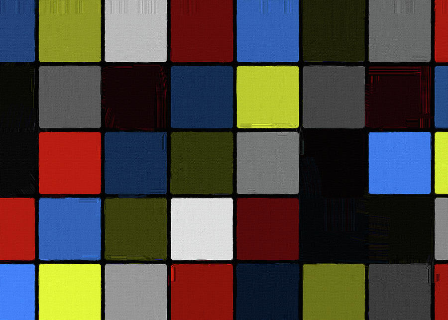 Abstract Color Composition No 0987 2021 by Ahmet Asar Digital Art by ...