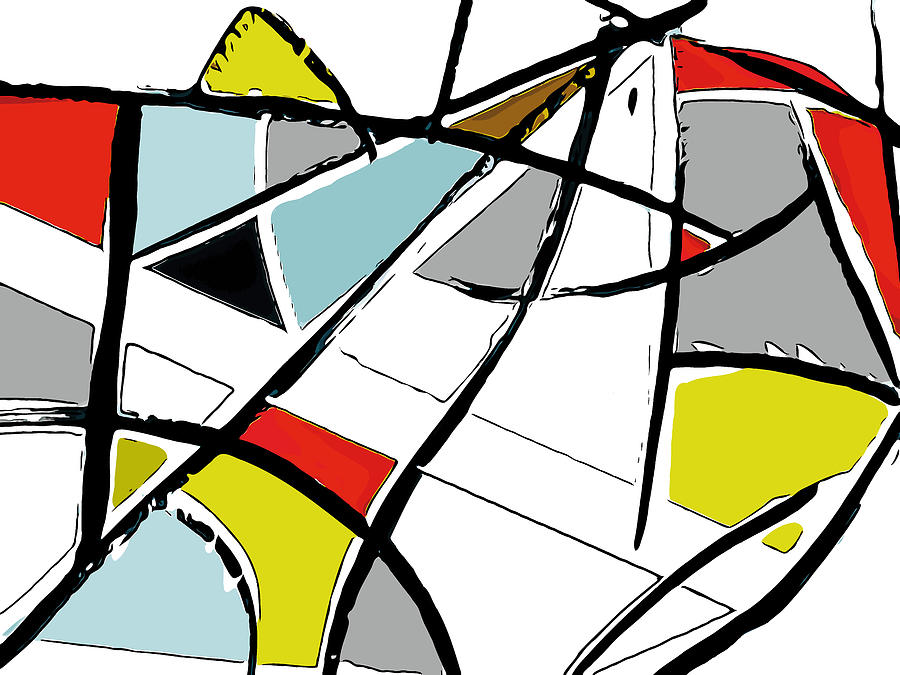 Abstract Duck Digital Art by Michele Morrone - Pixels