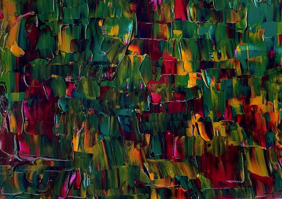 Abstract Garden Painting by Rupal Hira - Fine Art America