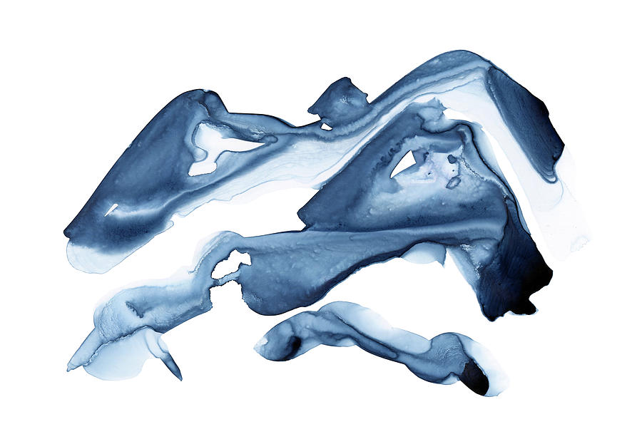 Abstract Indigo no. 3 Painting by The Aestate - Fine Art America