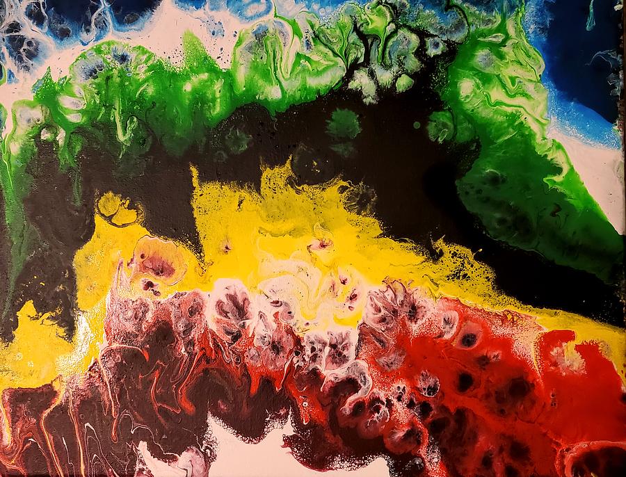 Abstract Rainbow Painting by Mat Mystery - Fine Art America