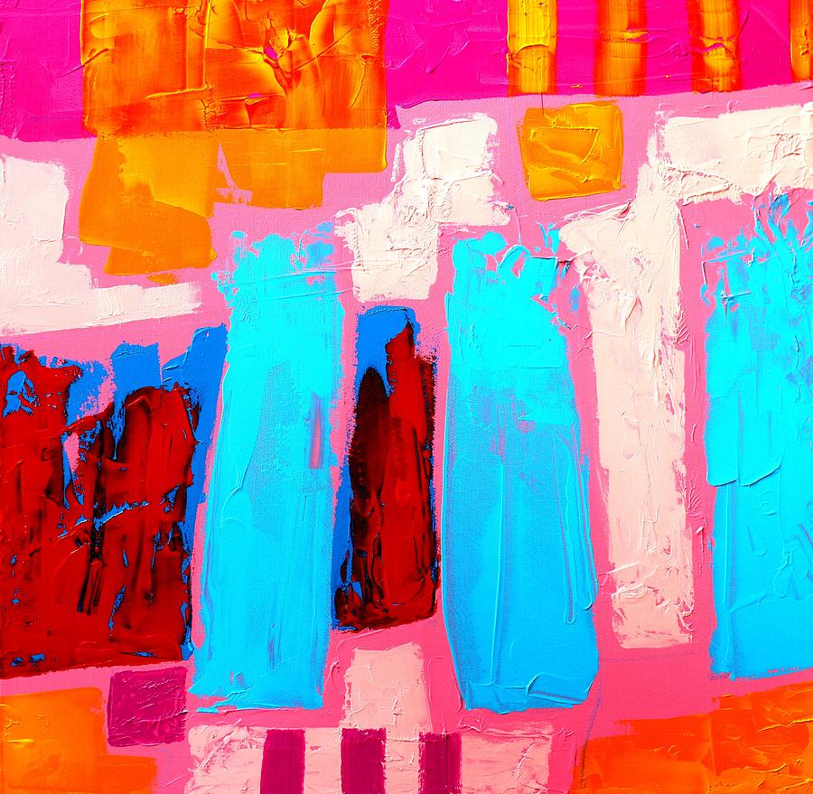 Abstract Script Painting by John Nolan | Fine Art America