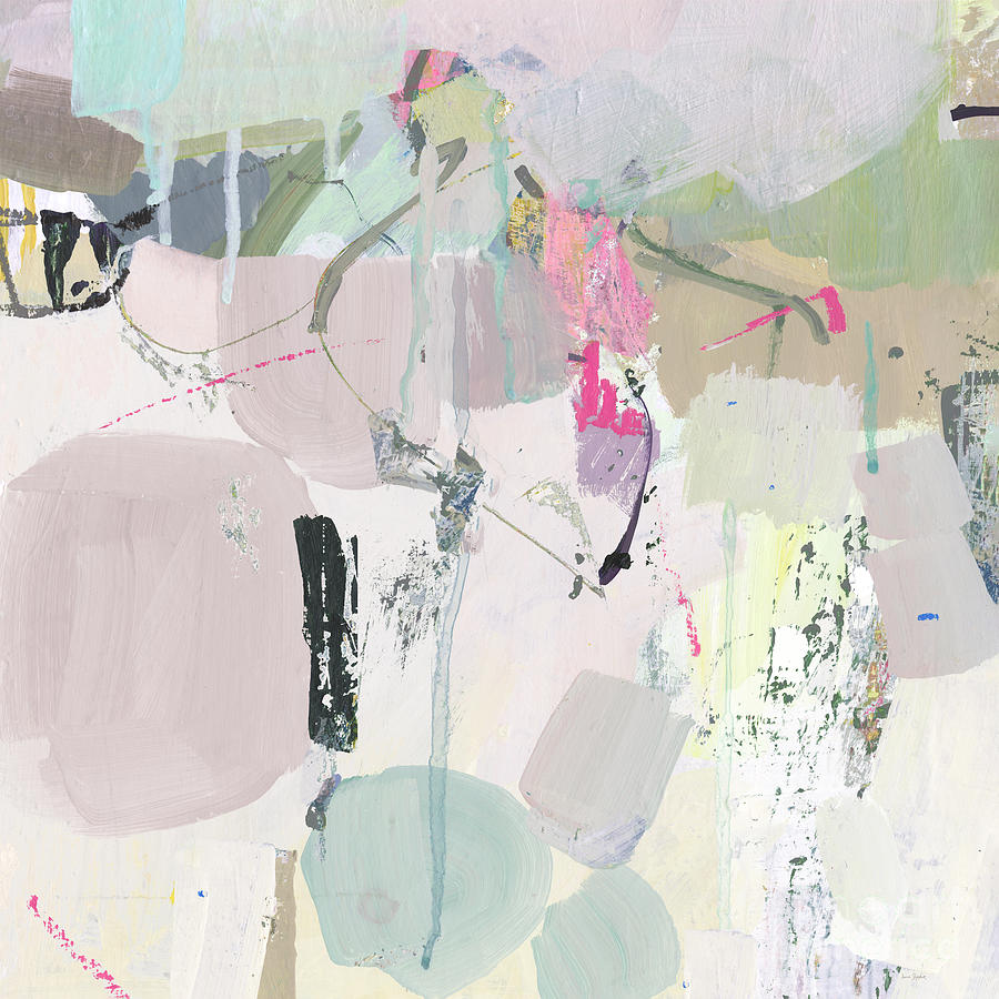Abstract Soft Color with Fun Brushstrokes Painting by Sue Zipkin - Fine ...