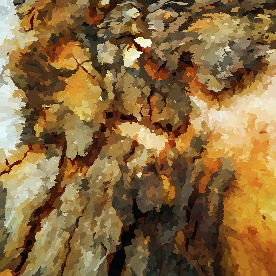 Abstract Tree Trunk Textures Digital Art by Errol DSouza - Fine Art America