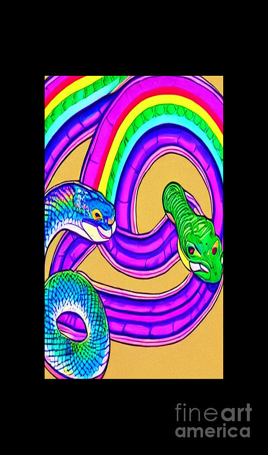 Abstraction In Python Abstract Digital Art By Erin Brooklynn Fine Art