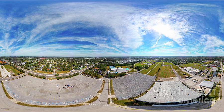 Aerial drone 360 equirectangular spherical panorama photo Saraso ...