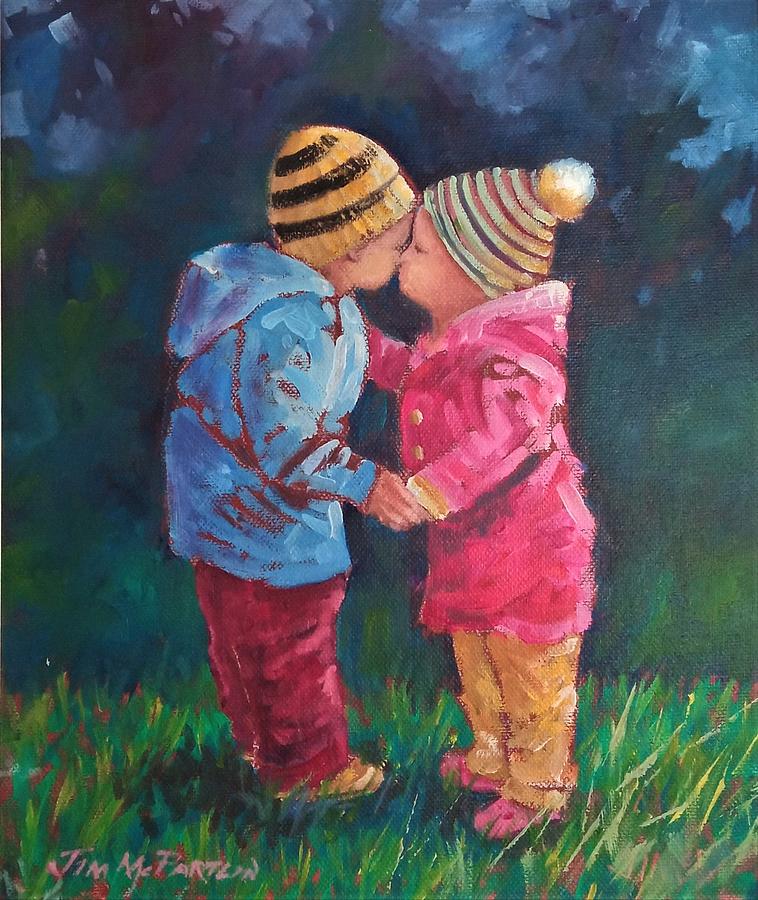 Affection Painting by Jim Mc Partlin - Fine Art America