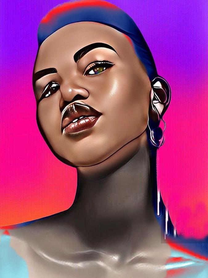 Afrocut Painting by Ebele Chinye - Fine Art America