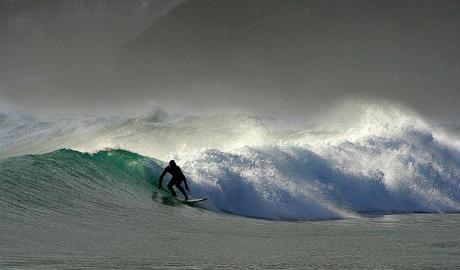 Afternoon Surfing Photograph by Andre Botha - Fine Art America