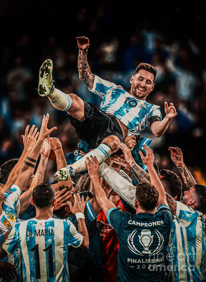 AGT Leonal messi poster Digital Art by Curtis Kuhn - Pixels