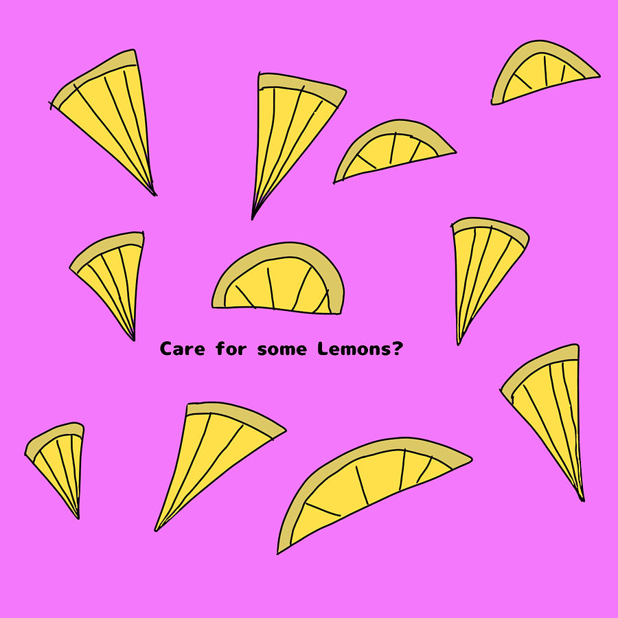 Ahoy lemons Digital Art by Victoria Hall - Fine Art America