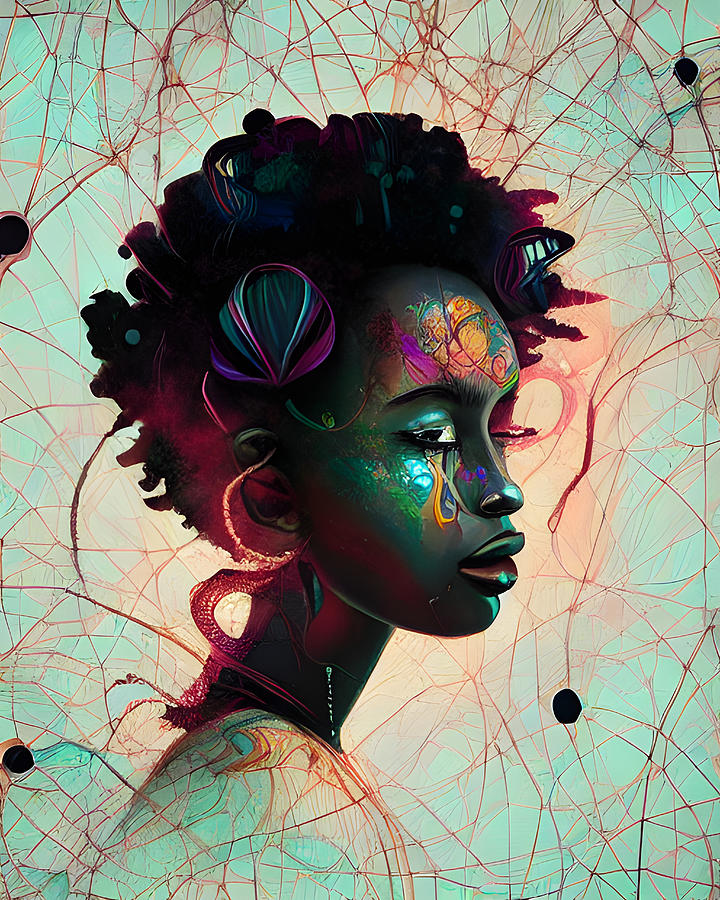 Ai Self Portrait Digital Art By Cookiez Kreationz Fine Art America