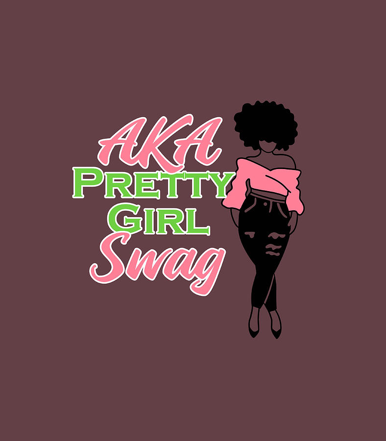 Aka Pretty Girl Alpha Sorority Kappa Pink Photograph By Wilfre Amila Fine Art America