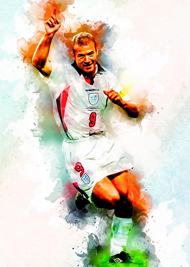 Alan Shearer Poster MIKHA ART Tapestry - Textile by Ben Lewis - Fine ...