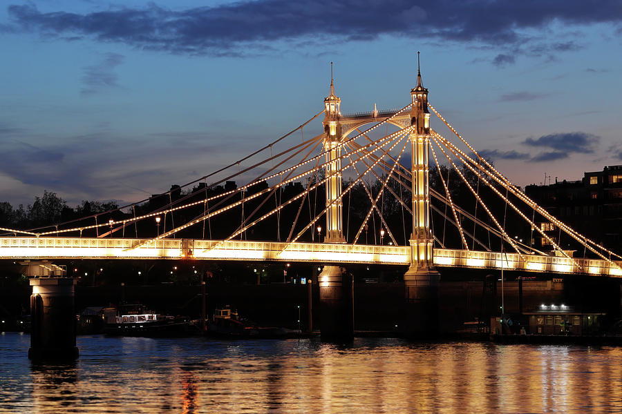 Albert Bridge Photograph by Devis Martusevicius - Fine Art America