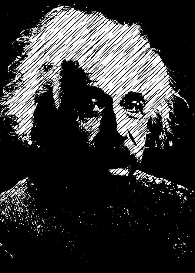 Albert Einstein Poster Painting by Ruby Clarke - Fine Art America