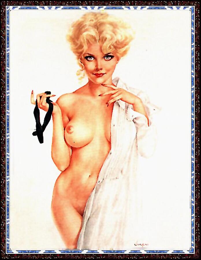 Alberto Vargas Pin Up Art 280 Mixed Media by World Art Collective - Fine Art America