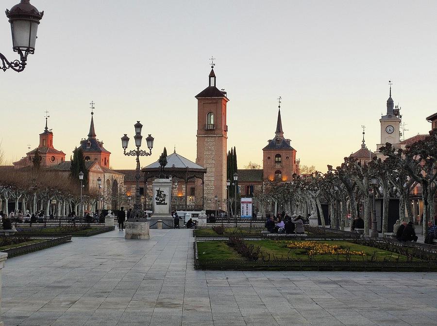 Alcala de Henares - Plaza de Cervantes Photograph by Francisco Capilla ...