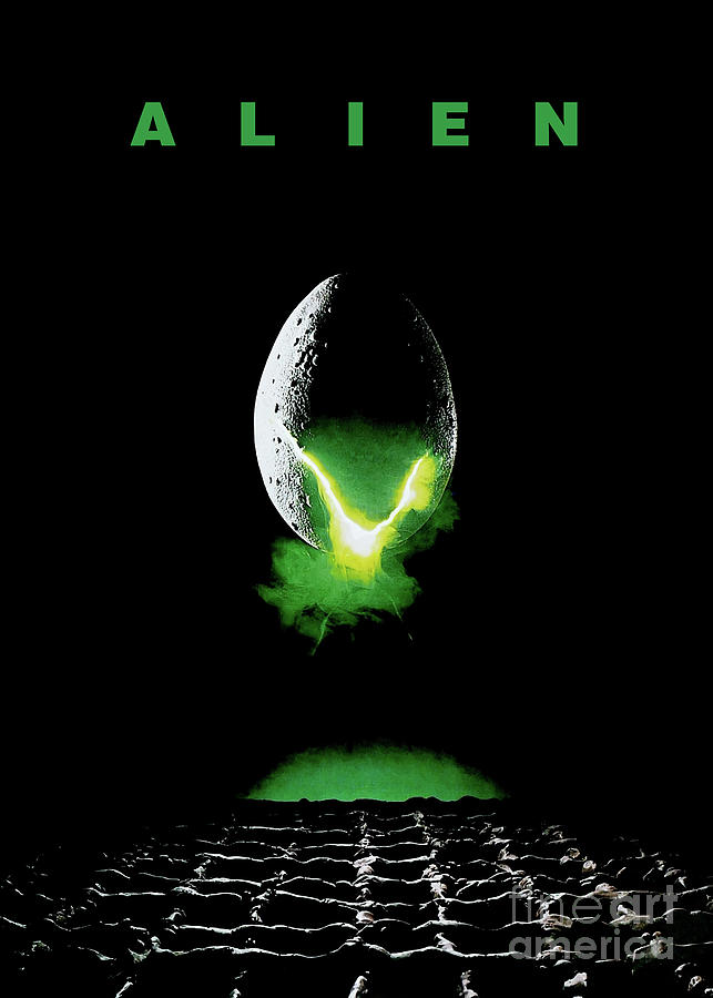 Alien 1979 - Image Artwork Green Title Mixed Media by Kultur Arts ...