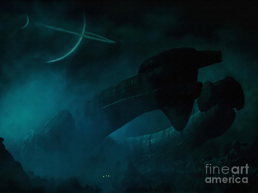 Alien Derelict on LV-426 - Alien 1979 Mixed Media by KulturArts Studio ...