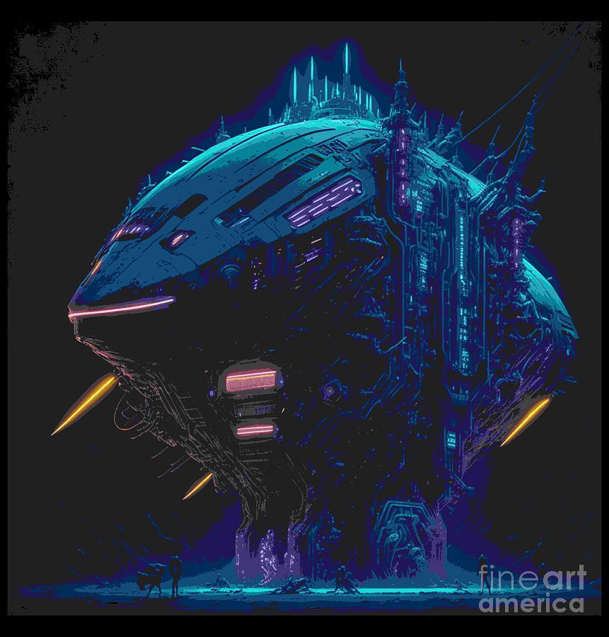 Alien Landing Digital Art by Joseph Jackowski - Fine Art America