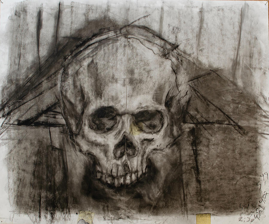 Alien Skull Drawing by Wesley Corn - Fine Art America