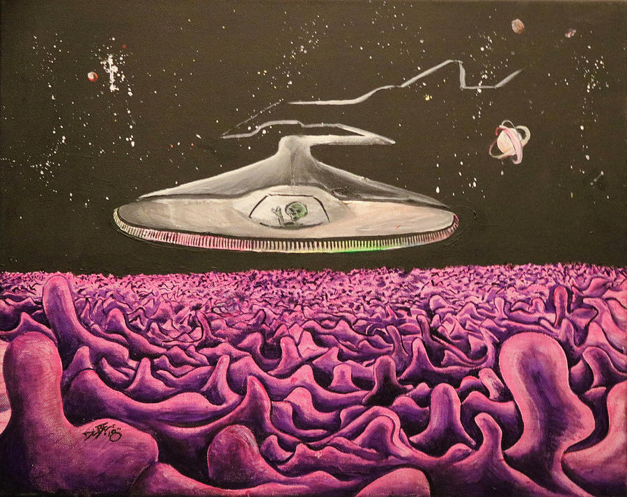 Alien Technology Painting by Passport44 - Fine Art America