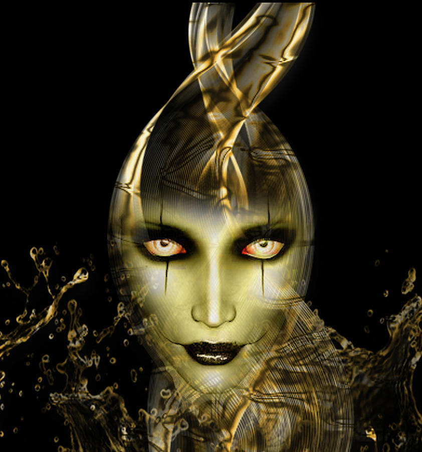 Alien2 Digital Art by Ann Warrenton - Fine Art America