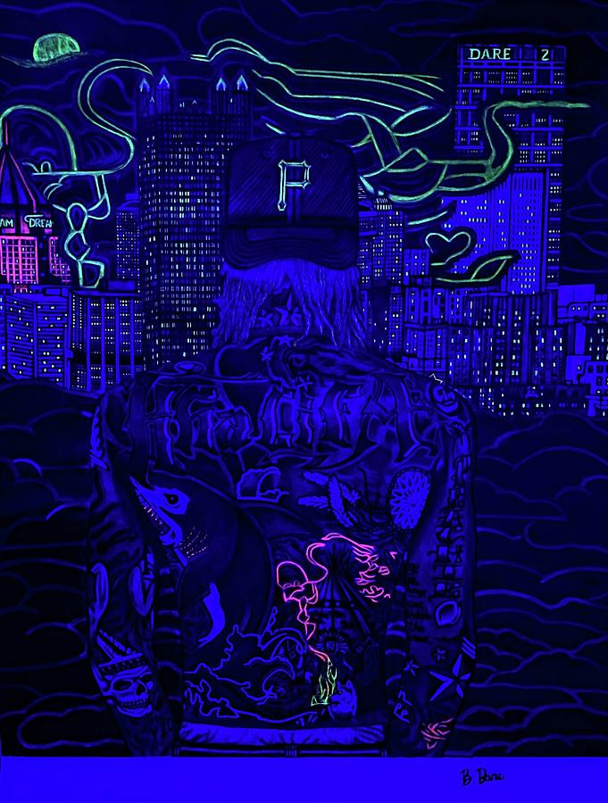 Wiz Khalifa Drawing by Brandon Dare - Fine Art America