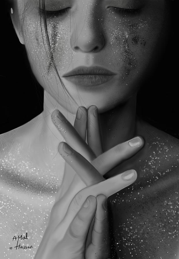 Amal Hassan Digital Art by Amal Amola - Fine Art America