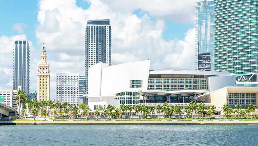 American Airlines arena in downtown Miami, Florida Photograph by Maria ...