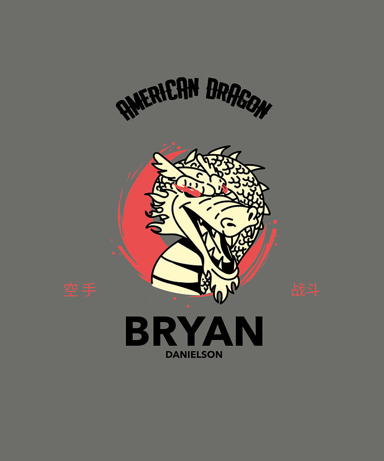American Dragon Bryan Danielson Classic TShirt Painting by Lee Robinson | Fine Art America