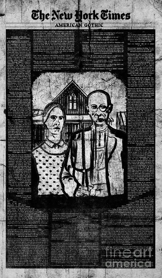American Gothic Technology Trends Report Digital Art by Alinas Watson ...