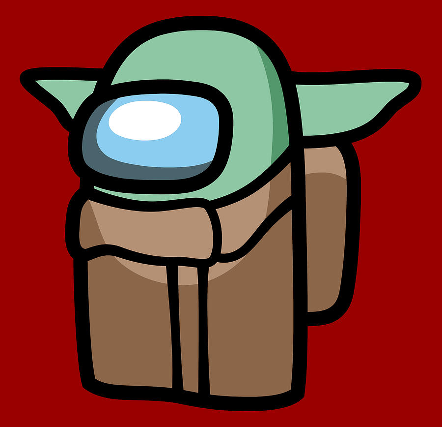 Among Us Baby Yoda Digital Art by Wand Ireks - Pixels