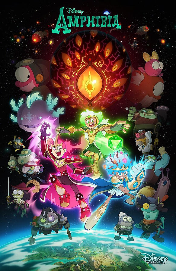 Amphibia Calamity Powers Poster Digital Art by Susan Kamen | Pixels