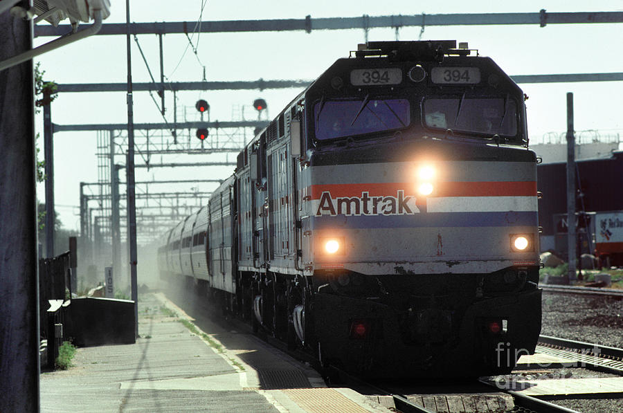 Amtrak EMD F40PHR, AMTK 394, Old Saybrook Photograph by Wernher Krutein - Fine Art America