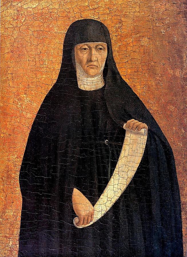 An Augustinian Nun Saint Monica Painting by Pierodella Francesca - Fine ...