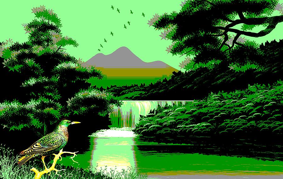 An idyllic setting Digital Art by Digital Vision Ru Lo - Fine Art America