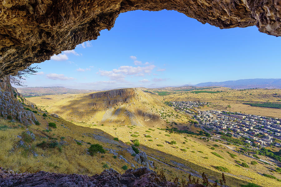 Ancient Hiding Cave On A Cliff Mount Arbel National Park Photograph By Ran Dembo Pixels