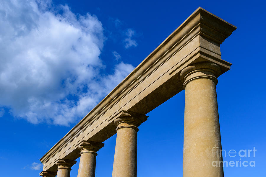 Ancient stone pillars Photograph by Wdnet Studio - Fine Art America
