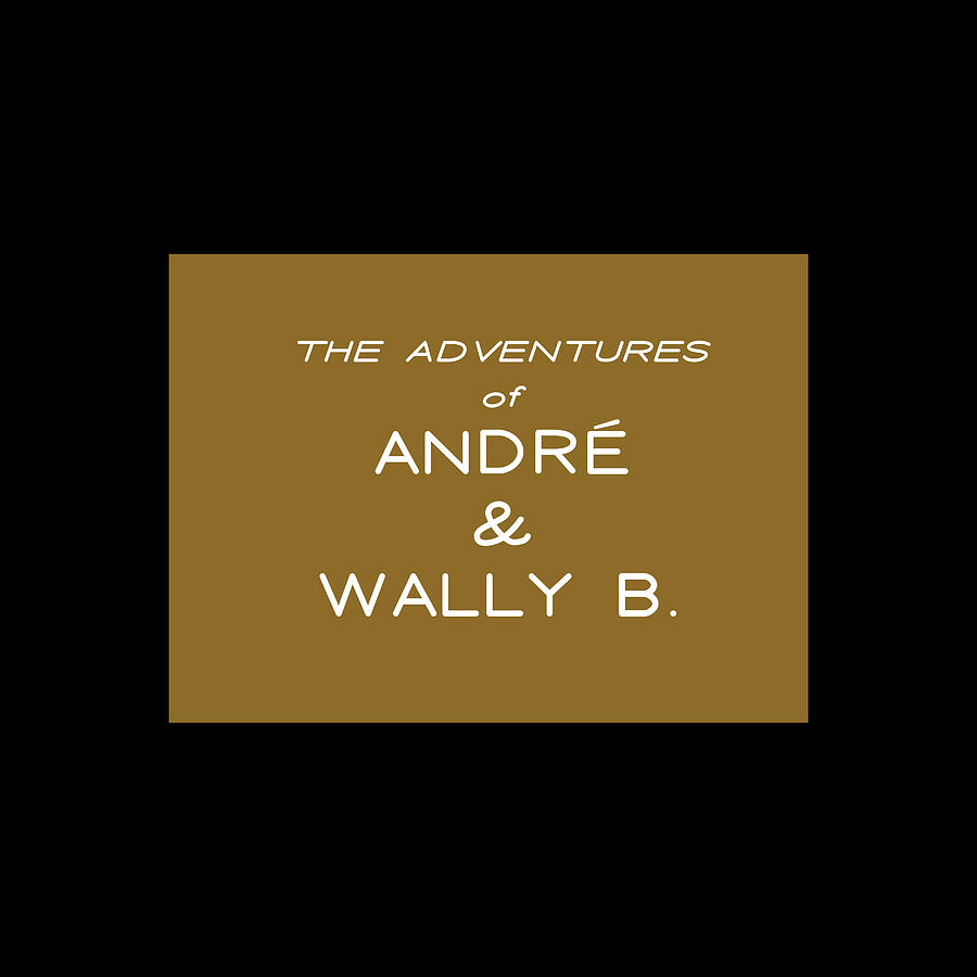 Andre And Wally B Drawing By Melo Woow Fine Art America