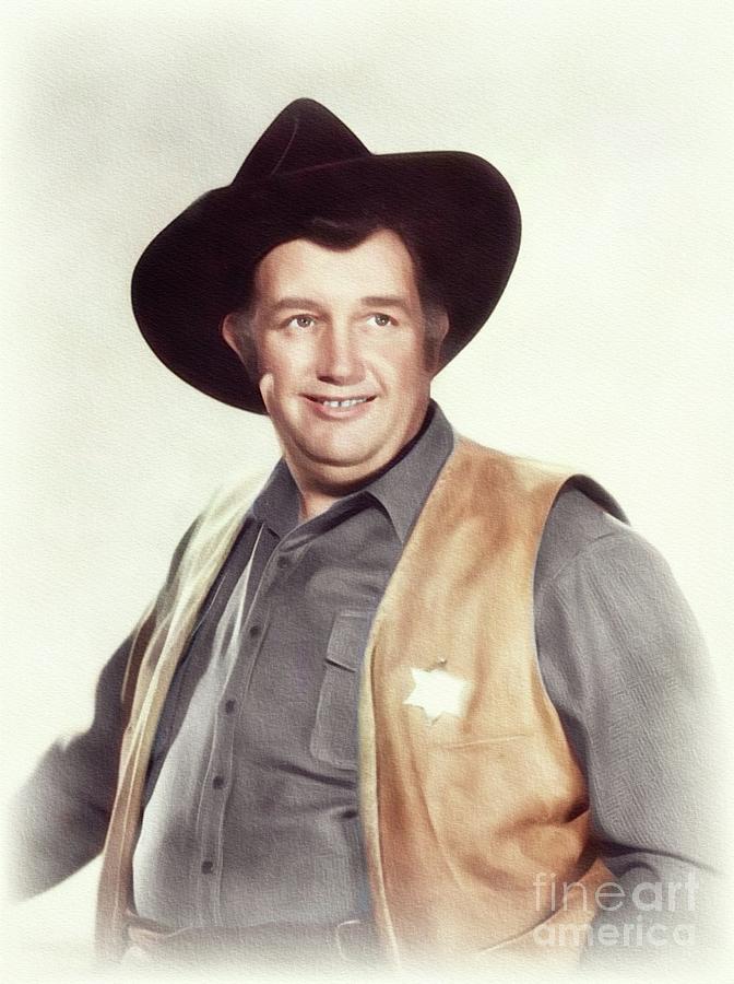 Andy Devine, Actor Painting by Esoterica Art Agency - Pixels Merch