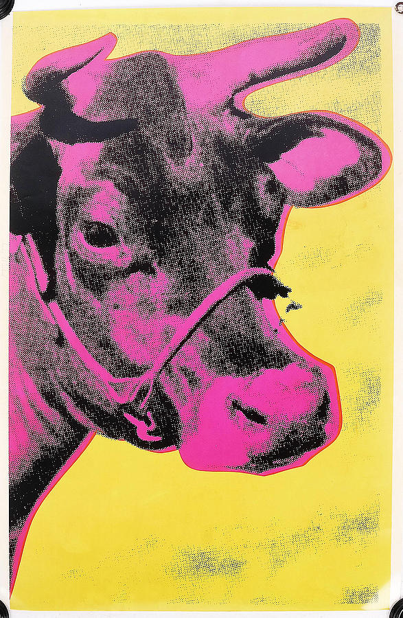 Andy WARHOL Cow Poster Pink Digital Art by Depuratoria Store - Fine Art America