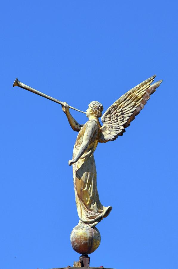 Angel Playing Bugle Photograph by Jon Williamson - Pixels