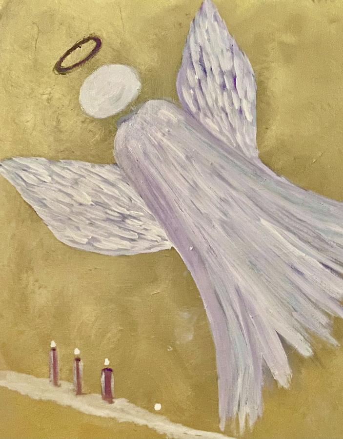 Angel Queen Painting by Monica Hebert - Fine Art America