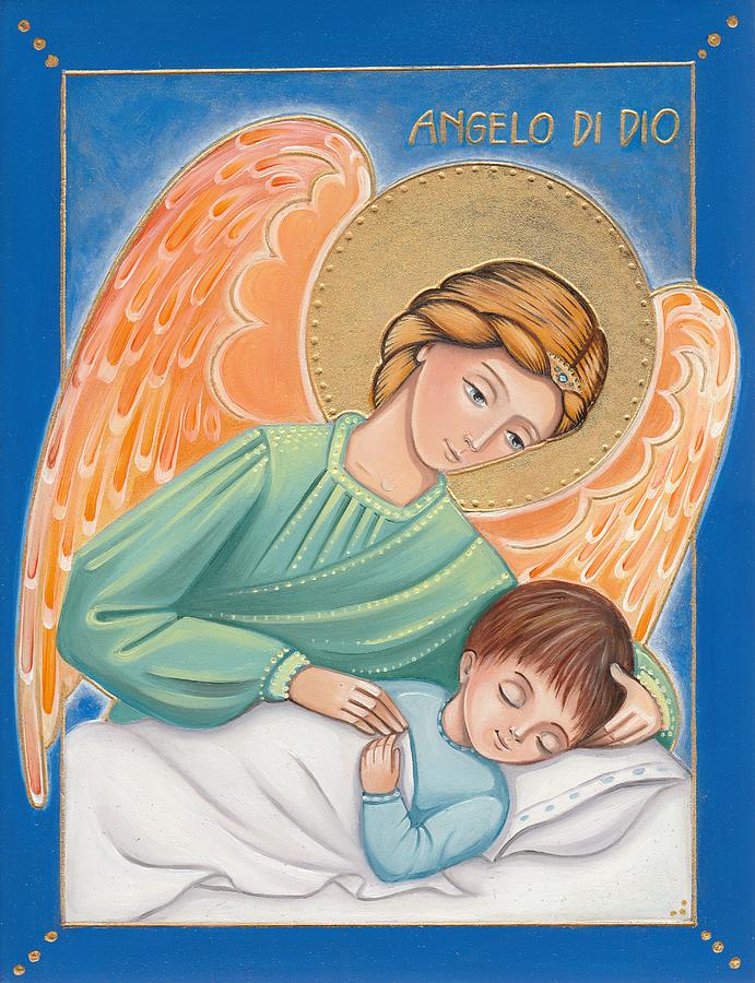 Angelo Custode Painting by Daniela Einwaller - Pixels