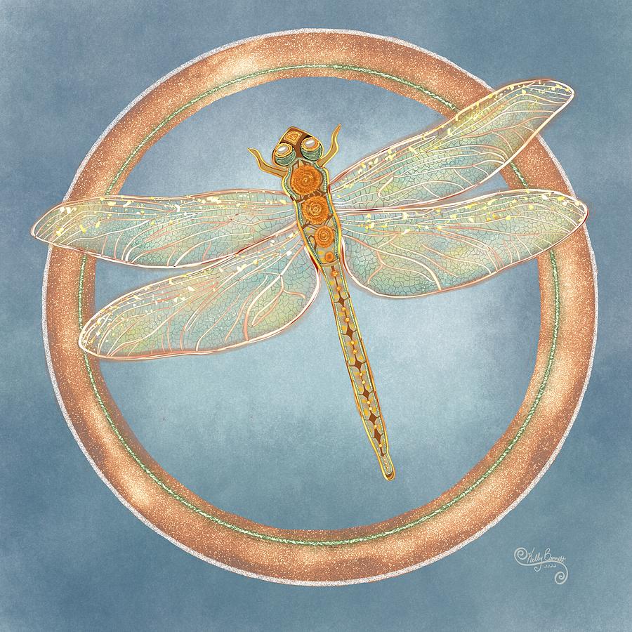 Angel's Dragonfly Digital Art by Kelly Bennett - Fine Art America